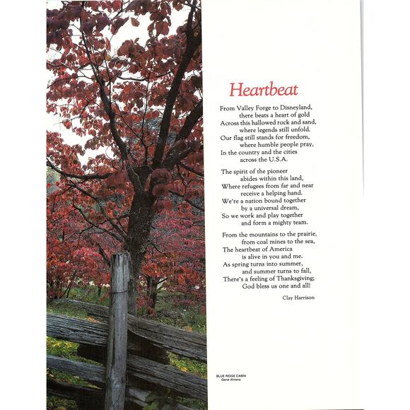 None | Other | Heartbeat Clay Harrison 98s Poem Retro Kitsch Wall Art ...